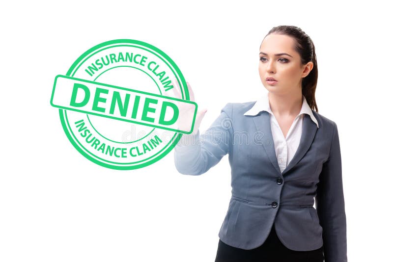 Concept of Denying Medical Insurance Claim Stock Illustration ...