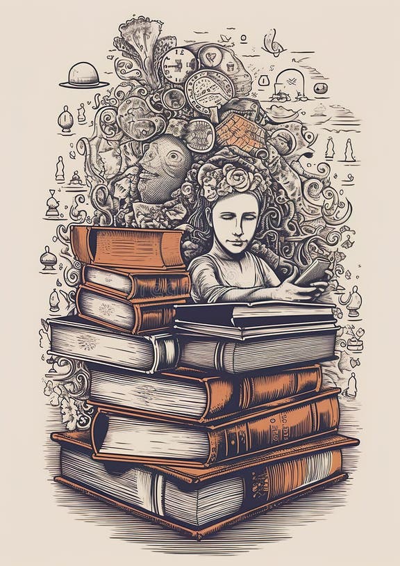 Concept Depicting the Path To Knowledge. Acquiring Knowledge for ...