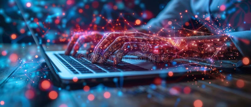 The Concept Depicts the Definition of a Businessman Working on a ...