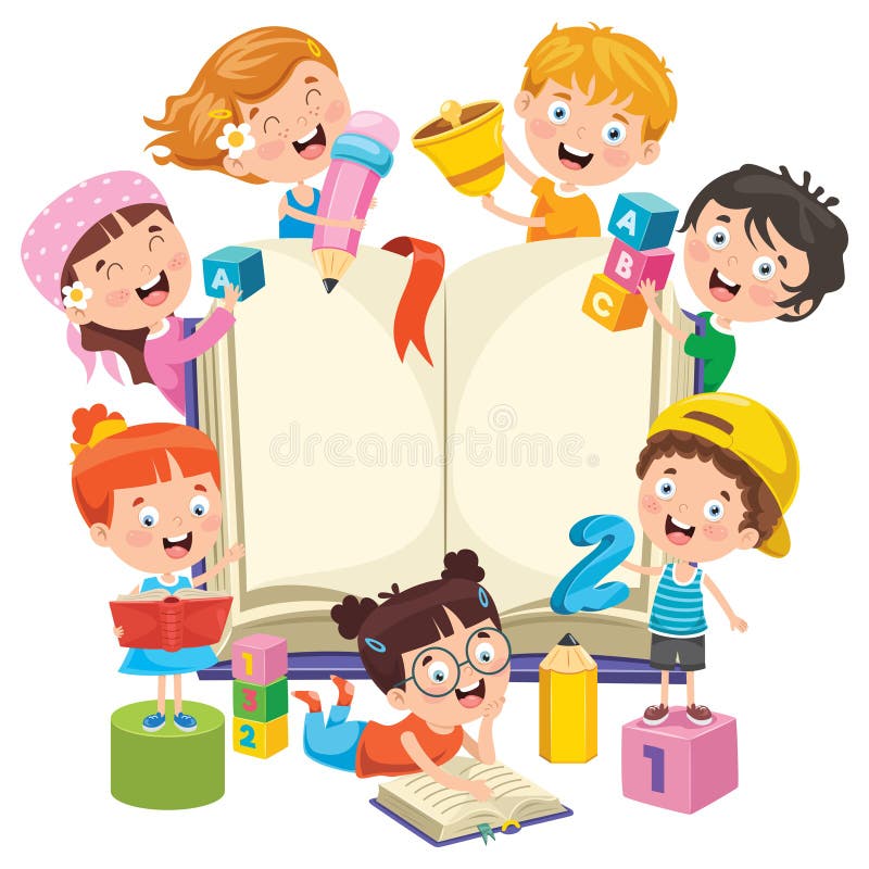 Concept Design for Children Education Stock Vector - Illustration of ...