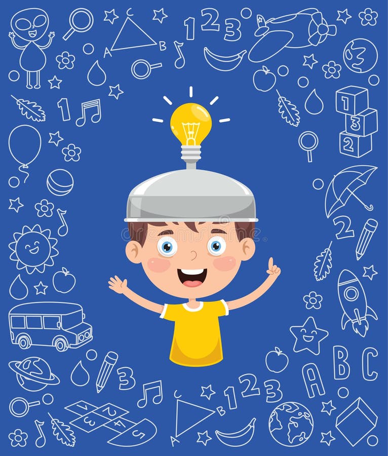 Concept Design for Creative Thinking Stock Vector - Illustration of ...