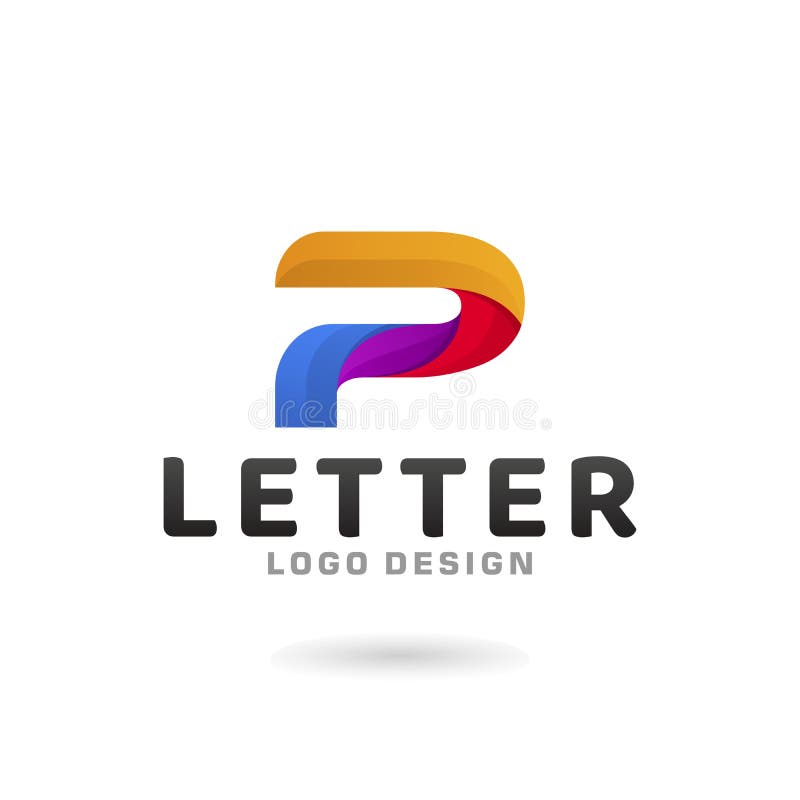 Creative Letter P Logo Templates Stock Vector - Illustration of brand ...