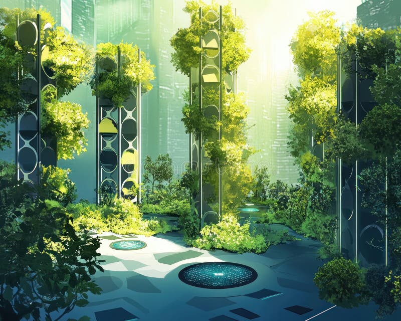 Smart Hightech Urban Garden with Educational and Artistic Programs ...