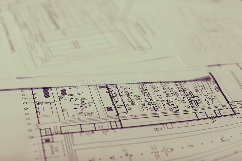 Concept Designer Drawing Engineer Stock Image - Image of office ...