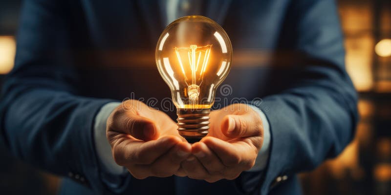 The Concept of the Development of an Idea in the Form of a Light Bulb ...