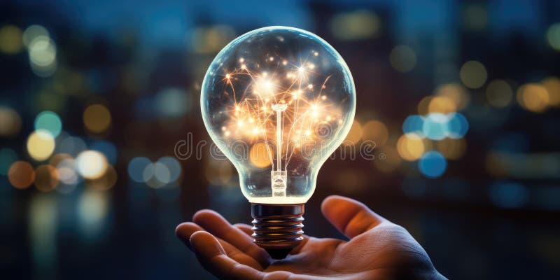 The Concept of the Development of an Idea in the Form of a Light Bulb ...