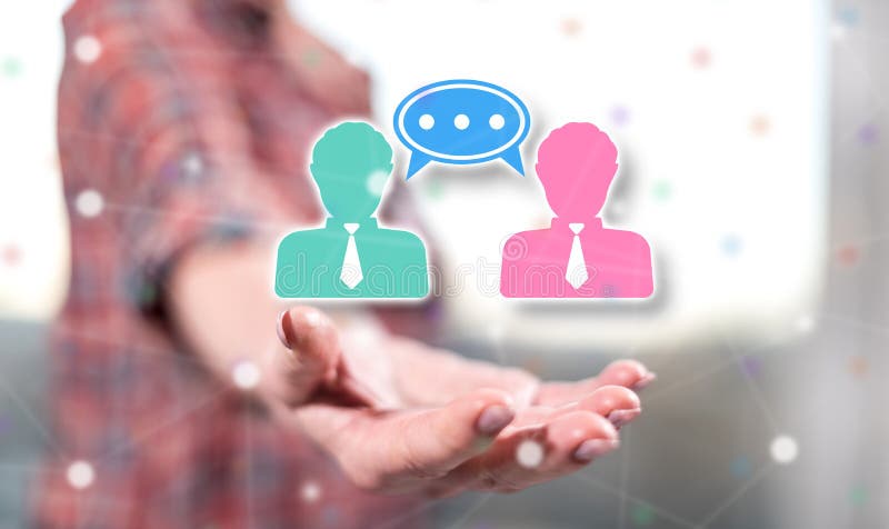 Concept of dialogue stock photo. Image of concept, business - 141301556