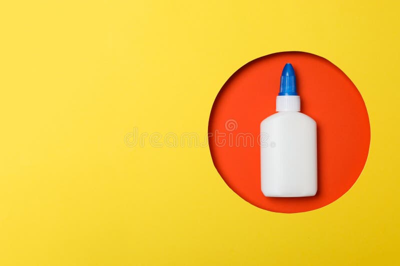 Concept of Different Office Stationery with Glue Stock Photo - Image of ...
