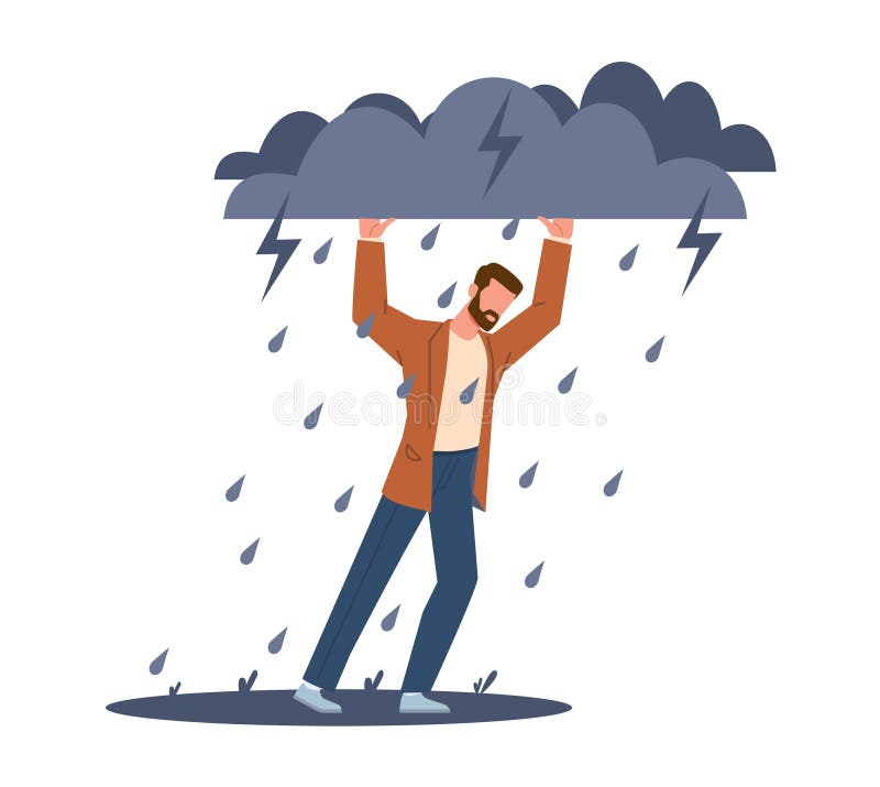 Concept of Difficult Situations in Life and Problems in Business, Man ...