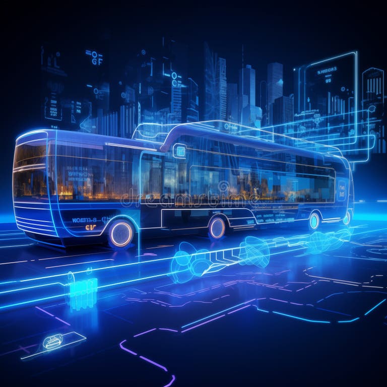 Digital Future City Generative Ai Picture Stock Illustration - Illustration of light, poster ...