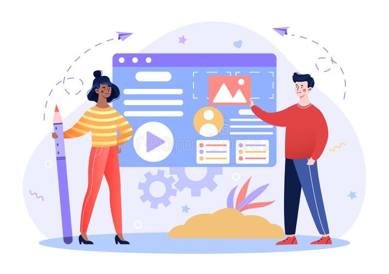 Concept of digital content stock vector. Illustration of data - 226248069