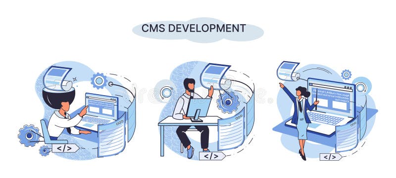 Concept of Digital Content Management System, CMS Development Software ...