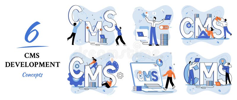 Concept of Digital Content Management System, CMS Development Software ...