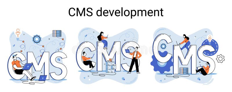 Concept of Digital Content Management System, CMS Development Software ...