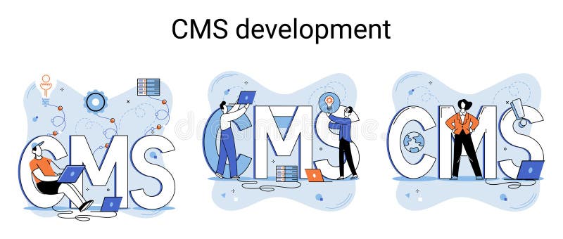Concept of Digital Content Management System, CMS Development Software ...