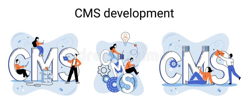 Concept of Digital Content Management System, CMS Development Software ...