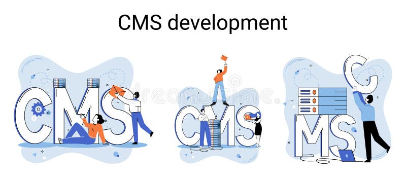 Concept of Digital Content Management System, CMS Development Software ...