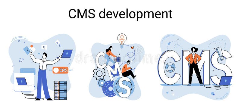 Concept of Digital Content Management System, CMS Development Software ...