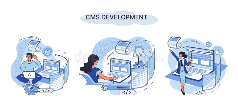 Concept of Digital Content Management System, CMS Development Software ...