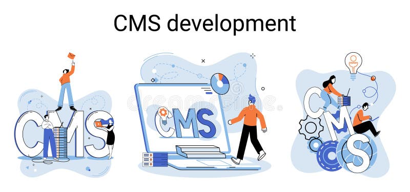 Concept of Digital Content Management System, CMS Development Software ...