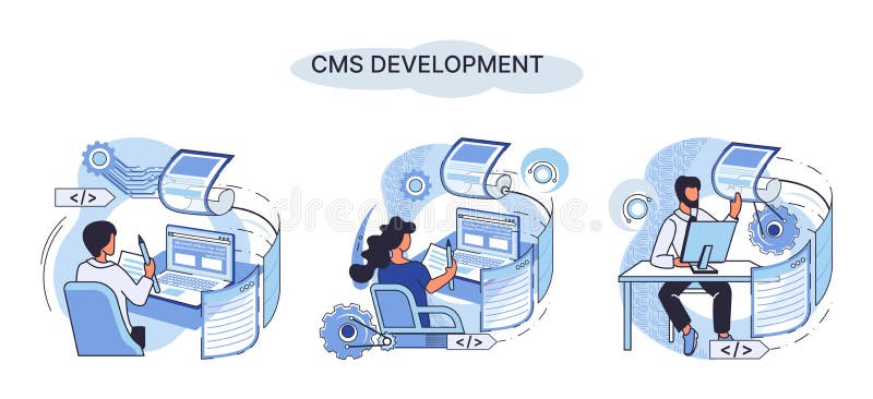 Concept of Digital Content Management System, CMS Development Software ...