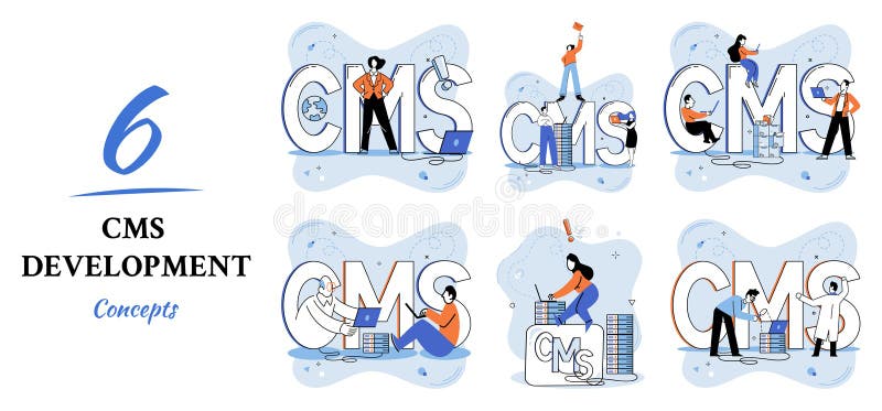 Concept of Digital Content Management System, CMS Development Software ...