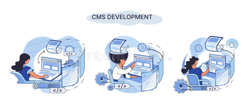 Concept of Digital Content Management System, CMS Development Software ...