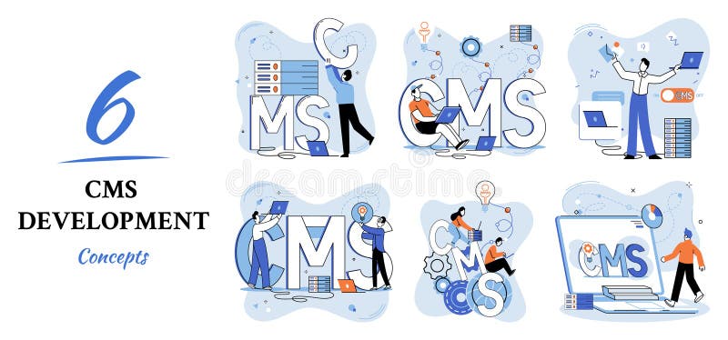 Concept of Digital Content Management System, CMS Development Software ...