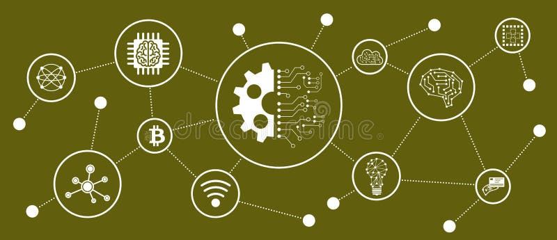 Concept of Digital Disruption Stock Illustration - Illustration of ...