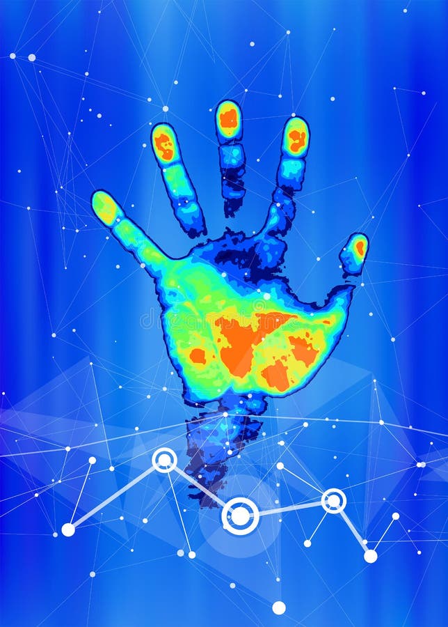 The Concept of Digital Identification and Recognition Stock Vector ...
