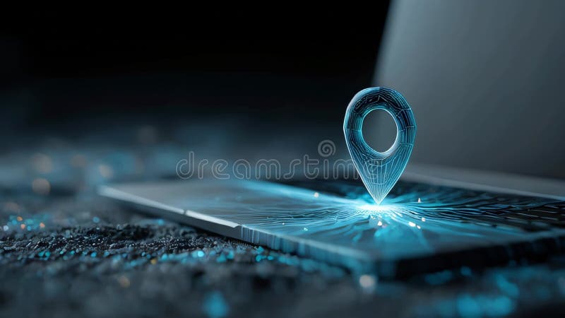 The Concept of Digital Mapping or Navigation. Stock Footage - Video of ...