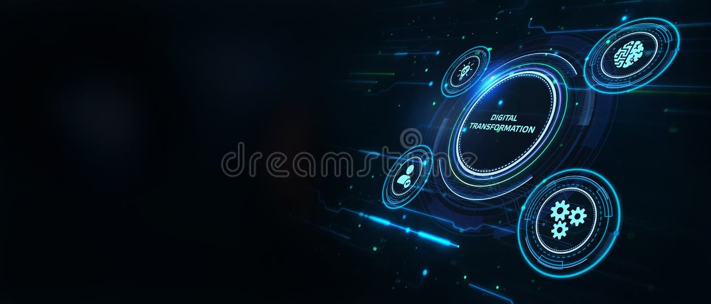 Digitization Transformation Stock Illustrations – 1,918 Digitization ...