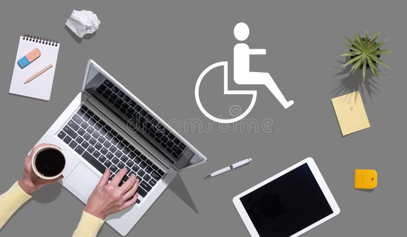 Concept of disability stock image. Image of accessibility - 379015535