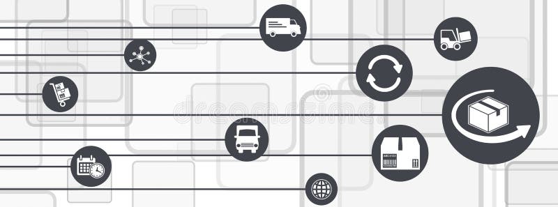 Concept of distribution stock illustration. Illustration of ...