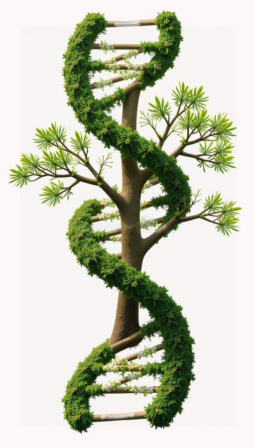 DNA Tree Illustrates Genetic Interconnectedness among Organisms Stock ...