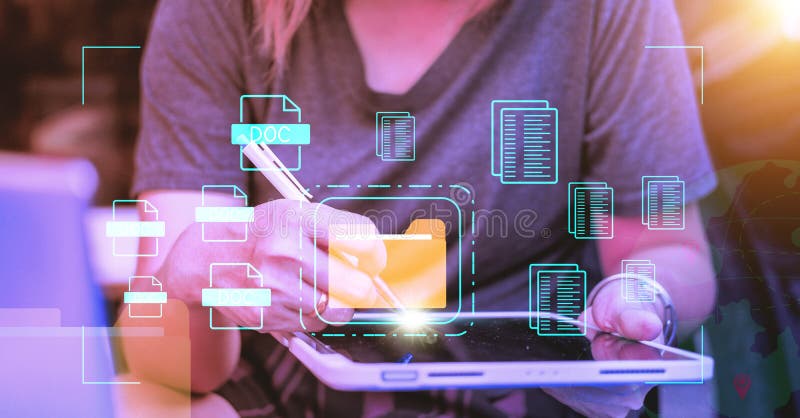 Document Management System Concept, Folder and Document Icon Software ... Document Management System Concept, Folder and Document Icon Software ...