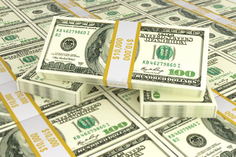 Concept of Dollars for Business and Trade Stock Illustration ...