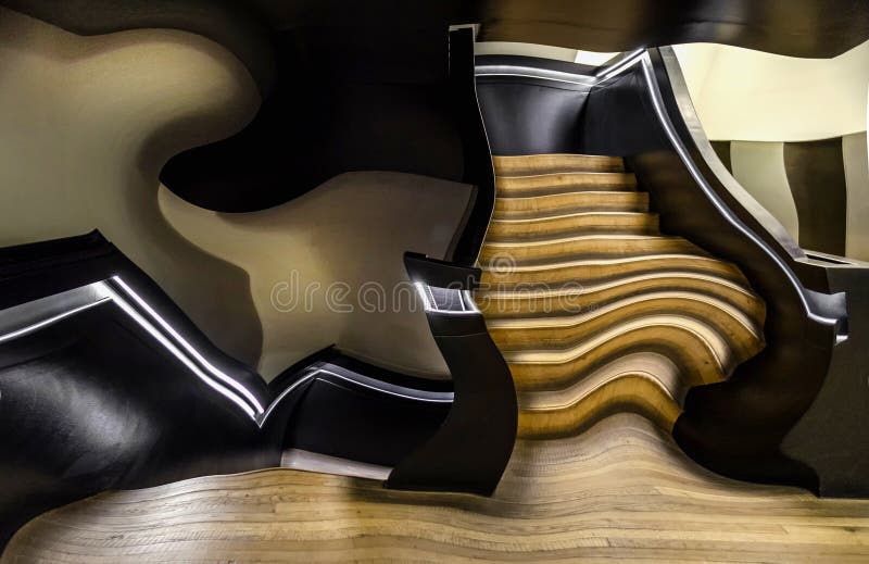 Concept Dream Staircase that is Confusing and Disorienting. Stock Photo ...