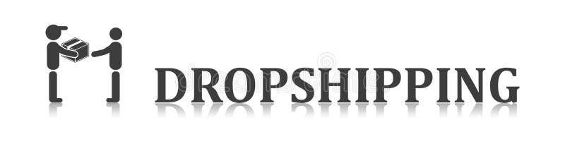 Concept of dropshipping stock illustration. Illustration of word ...