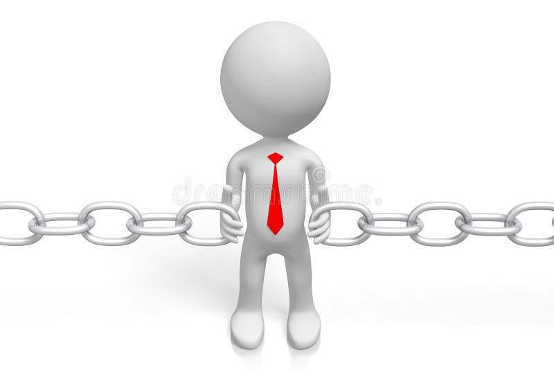 Concept Du Chaînon Manquant 3D Illustration Stock - Illustration of ...