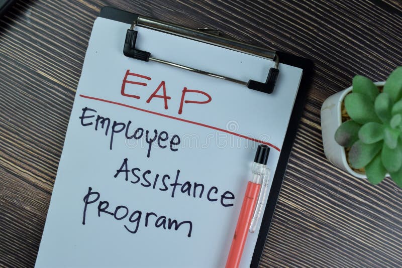 Concept of EAP - Employee Assistance Program Write on a Paperwork ...
