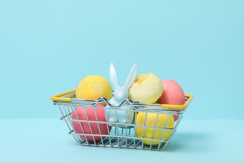 Concept of Easter Shopping, Holidays Shopping Concept Stock Image ...