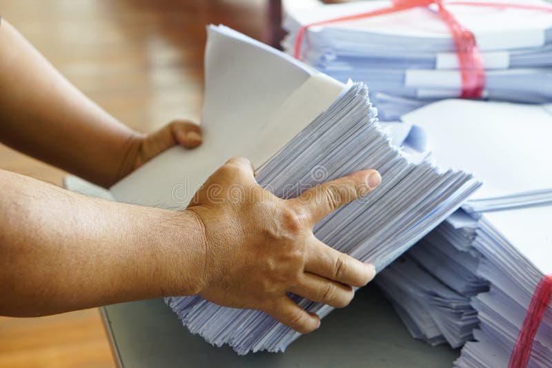 Concept, Eco Friendly Activity for Environment, Reuse Paper. Stock ...