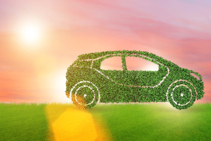 Concept of Ecological Electric Car Stock Photo - Image of agreement ...