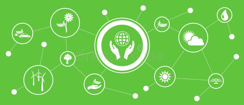 Concept of ecology stock illustration. Illustration of globe - 193796385