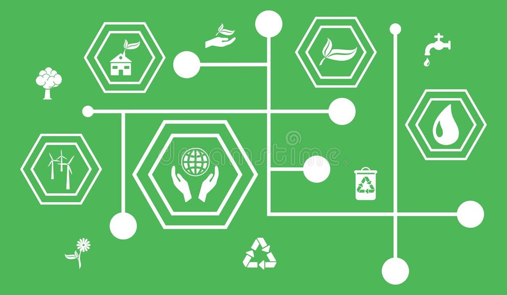 Concept of ecology stock illustration. Illustration of environment ...