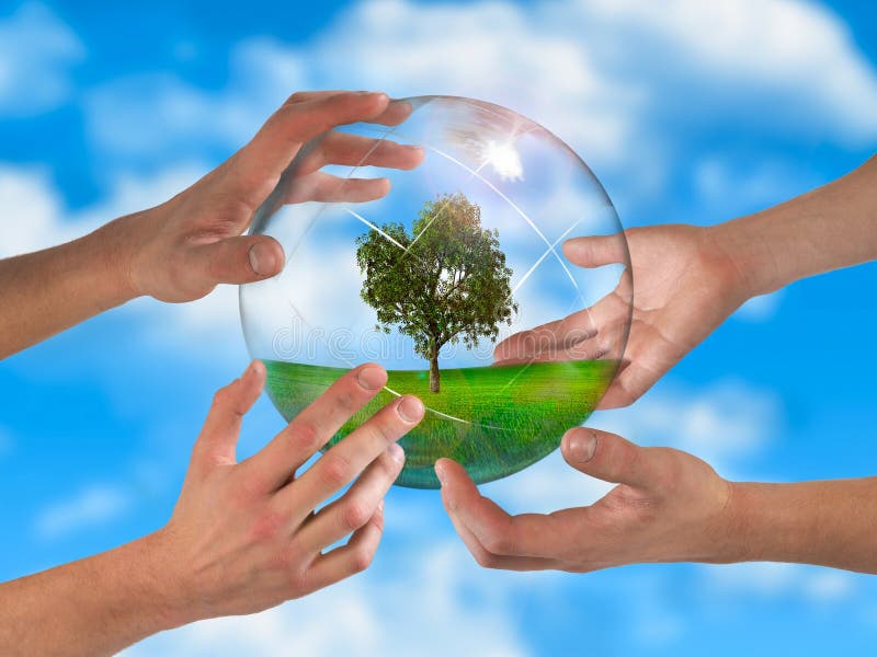 The concept of ecology. stock photo. Image of growth - 202462214