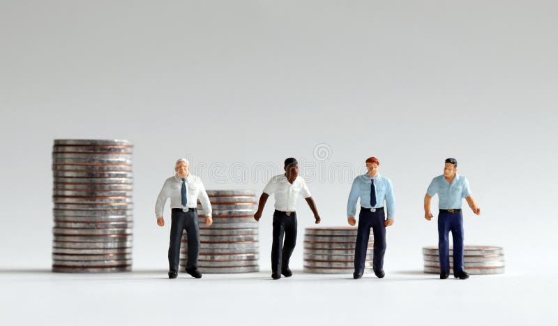 The Concept of Economic Gap between Rich and Poor. Stock Photo - Image ...