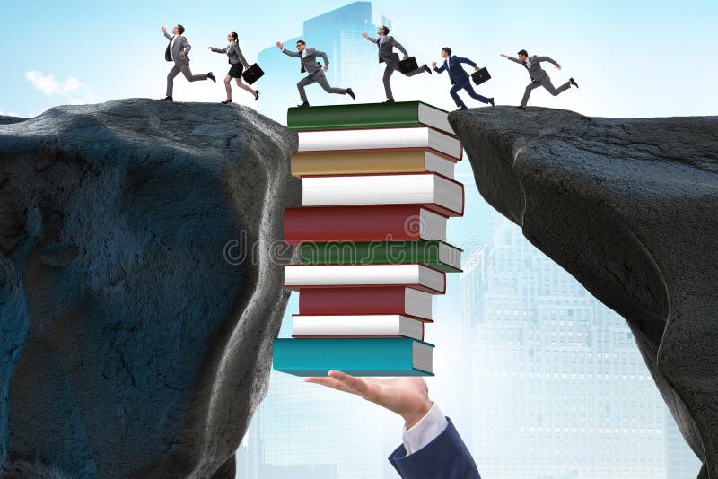 Concept of Education in Business with Business People Stock Image ...