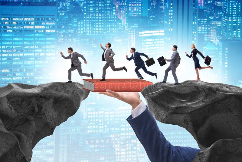 Concept of Education in Business with Business People Stock Photo ...